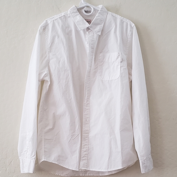 Guess | Shirts | Mens Guess Button Up White Shirt | Poshmark